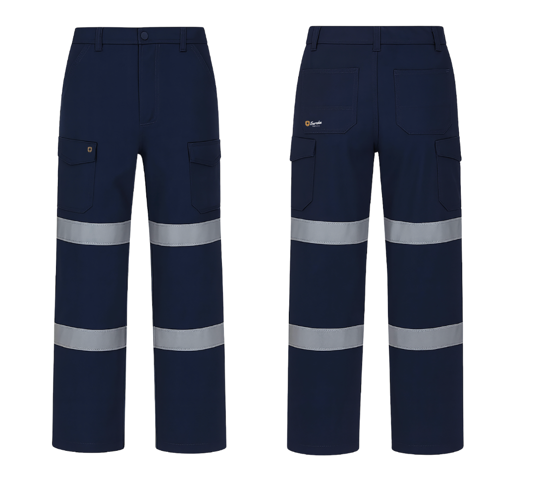 Ladies 300GSM Taped Cargo Pants – Durable, Hi-Vis Workwear – Eureka Safety